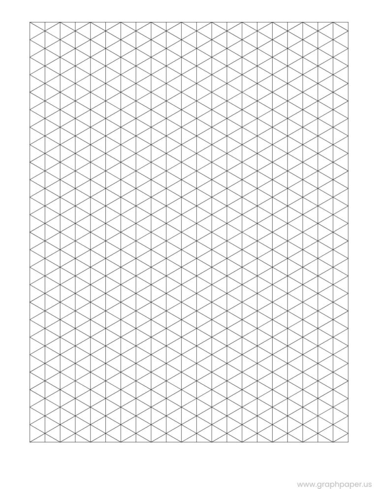 Isometric Graph Paper [Black & Blue Grid]