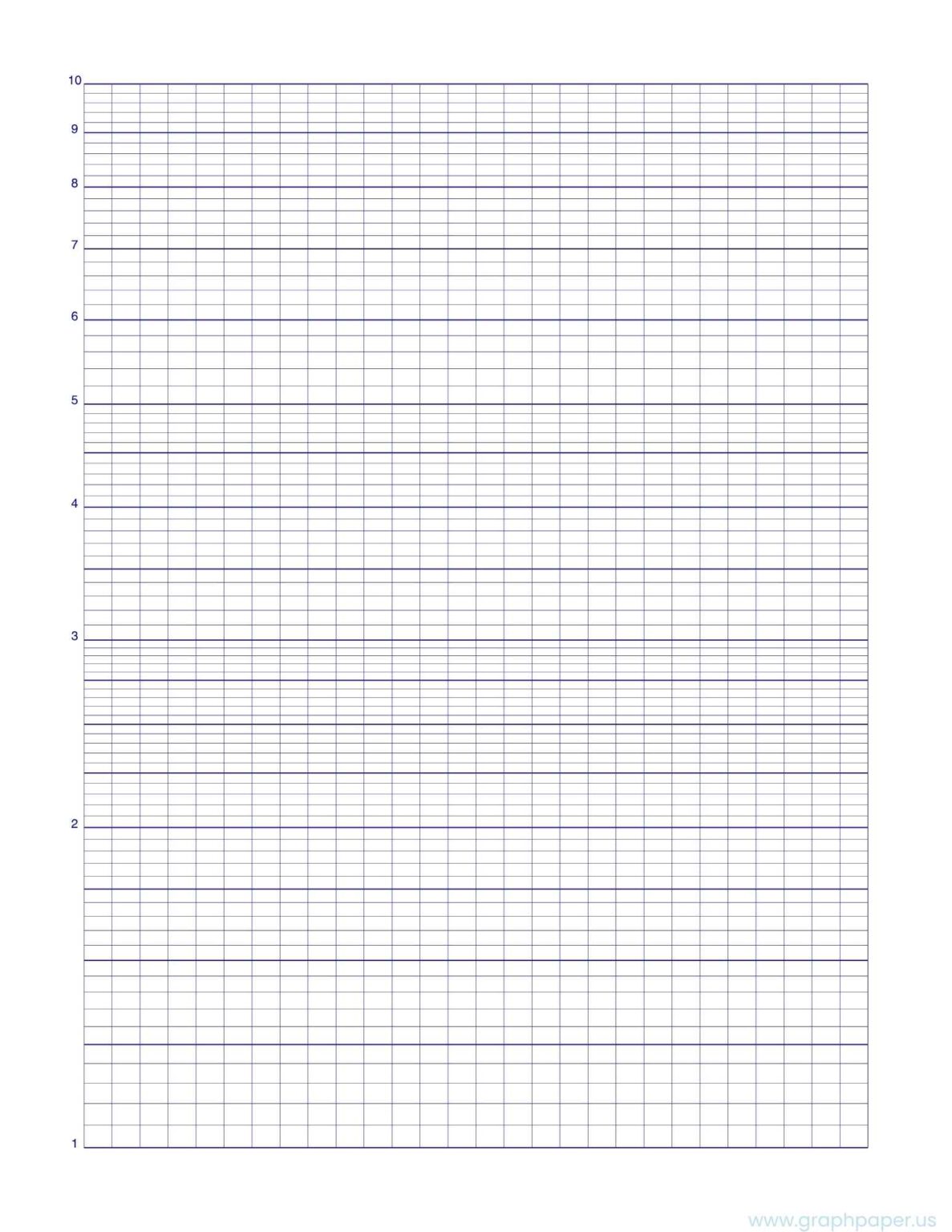 Log Graph Paper [Black and Blue Grid]